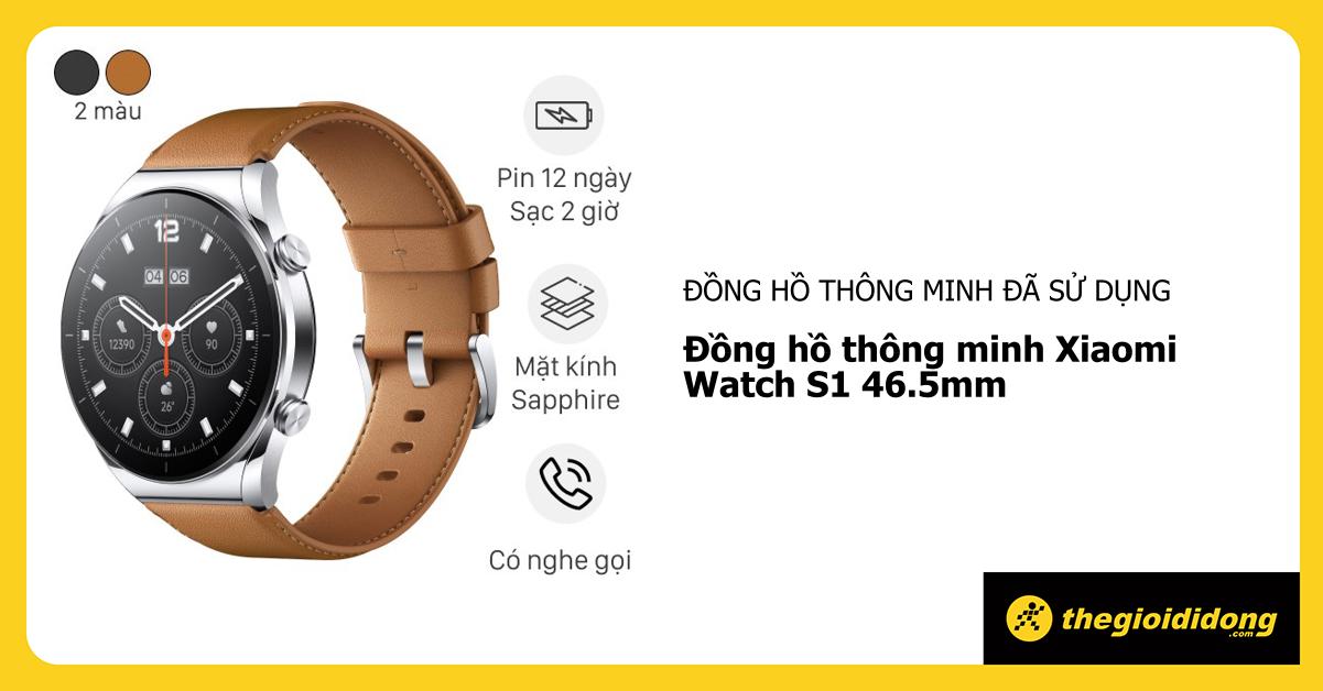 Mua Đồng hồ thông minh Xiaomi Watch S1 46.5mm cũ, rẻ hơn từ 30-70% so ...